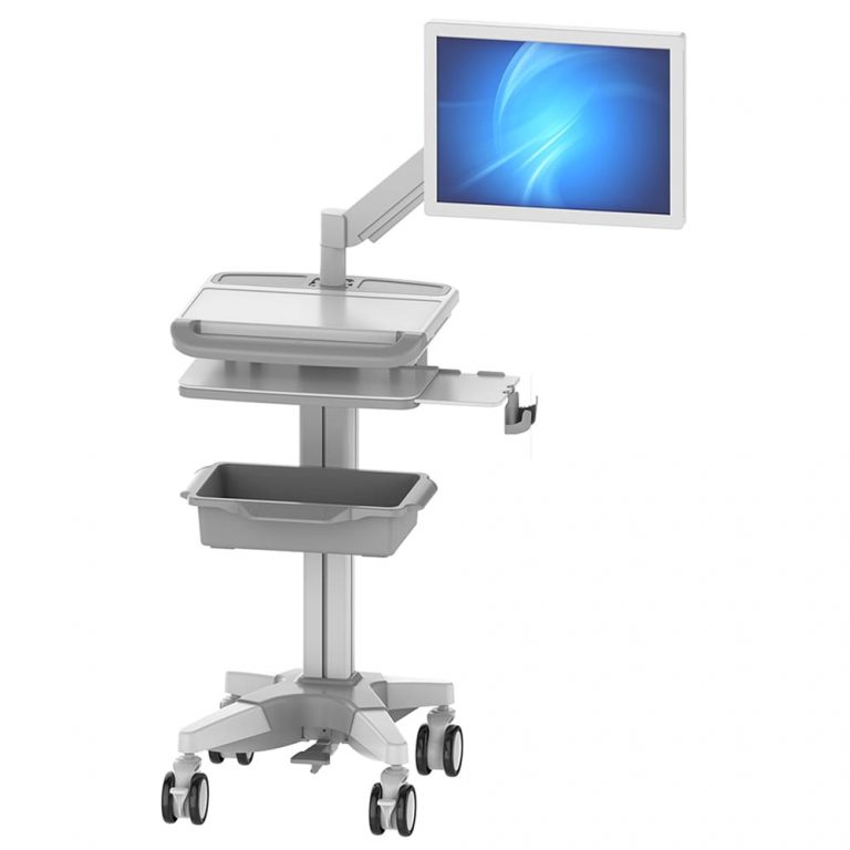 Laptop Trolley with Stock Arm | MediMatch Dental Laboratory