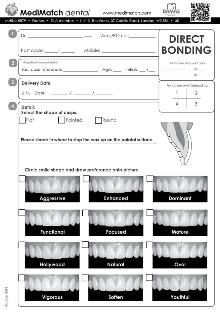 Direct bonding protocol from scanner | MediMatch Dental Laboratory